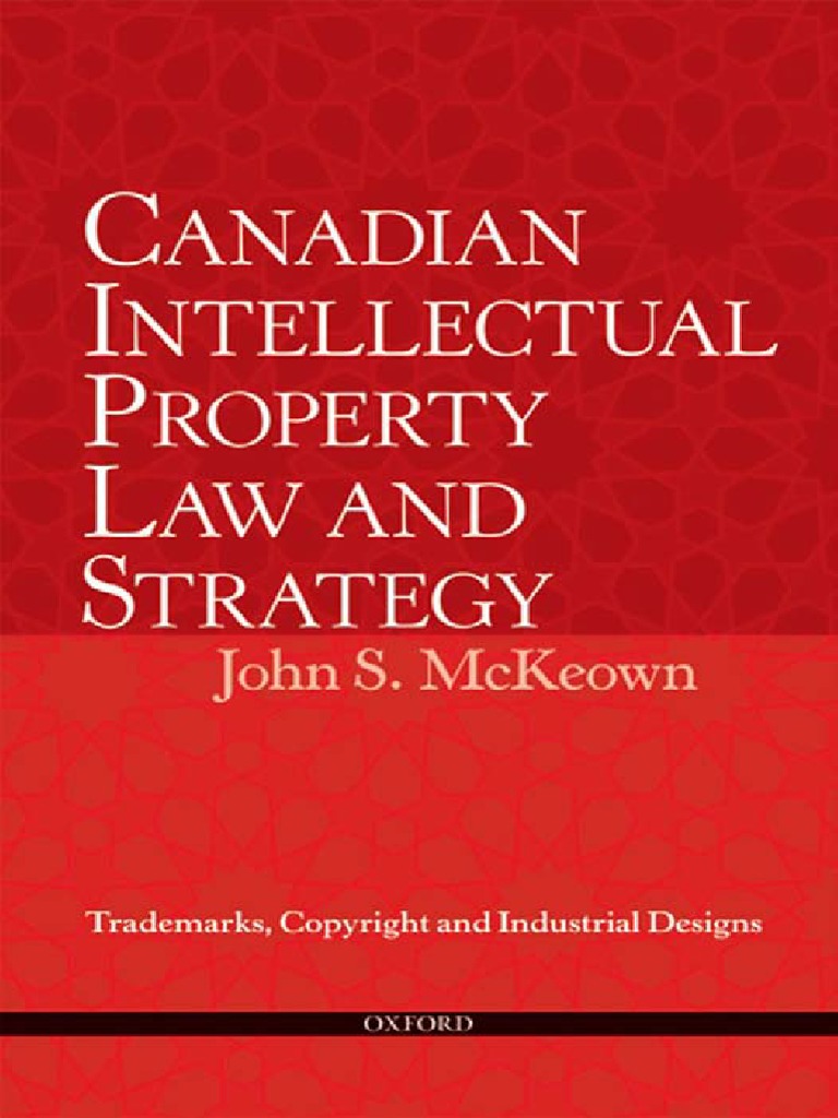 Canadian Intellectual Property Law and Strategy PDF | PDF | Trips ...