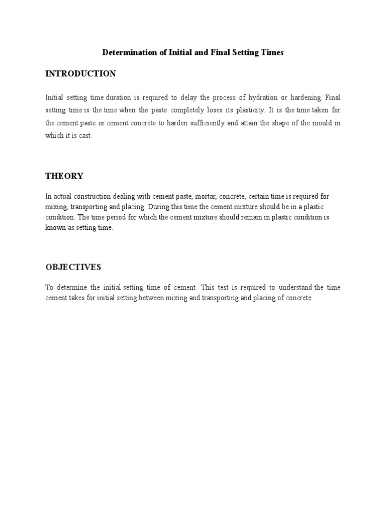 Concrete Lab Report 6 | PDF | Concrete | Cement