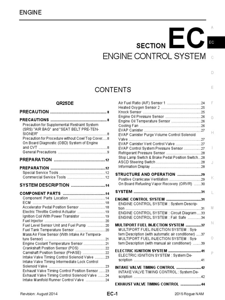 Ec Engine Control System | PDF | Airbag | Throttle