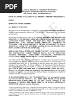 USPS Resignation Form | PDF | United States Postal Service | Employment