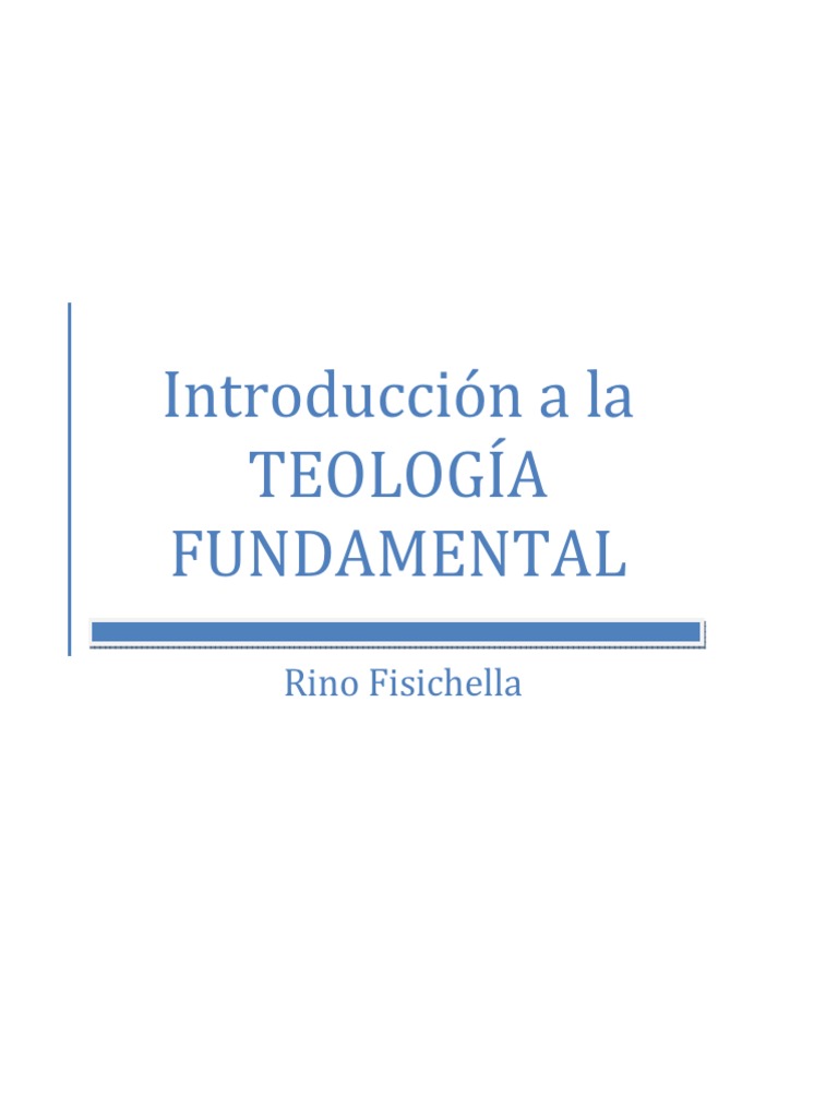 Rino-Fisichella-Teologia-Fundamental.pdf | Divinity (Academic ...