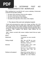 First Aid Room Layout | PDF | First Aid | Accessibility