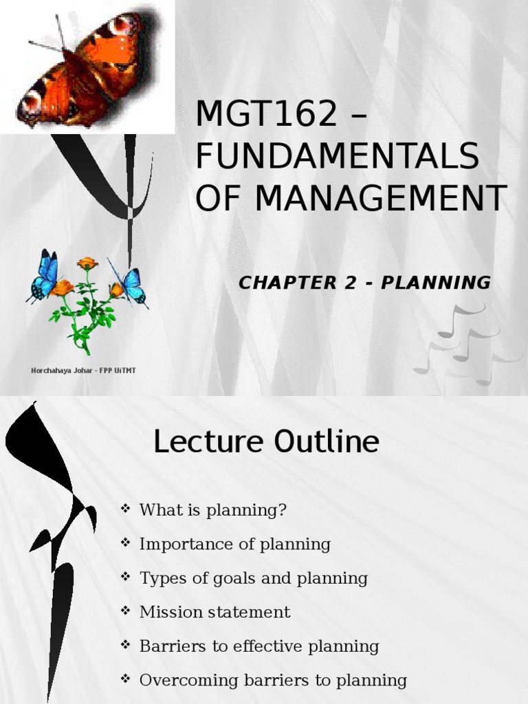 Mgt162 - 2 Planning Dec 2015 | PDF | Goal | Leadership