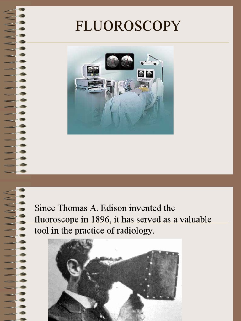 Fluoroscopy Conventional | Vacuum Tube | Photoelectric Effect