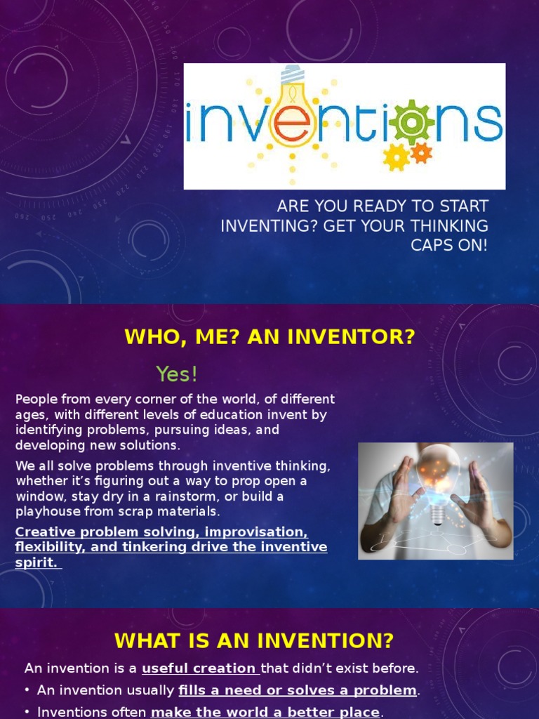 Invention Powerpoint | PDF | Invention | Innovation