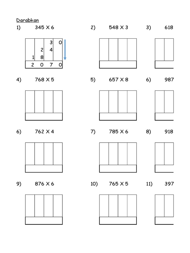 Latih Tubi Darab Tahun 3 Pdf