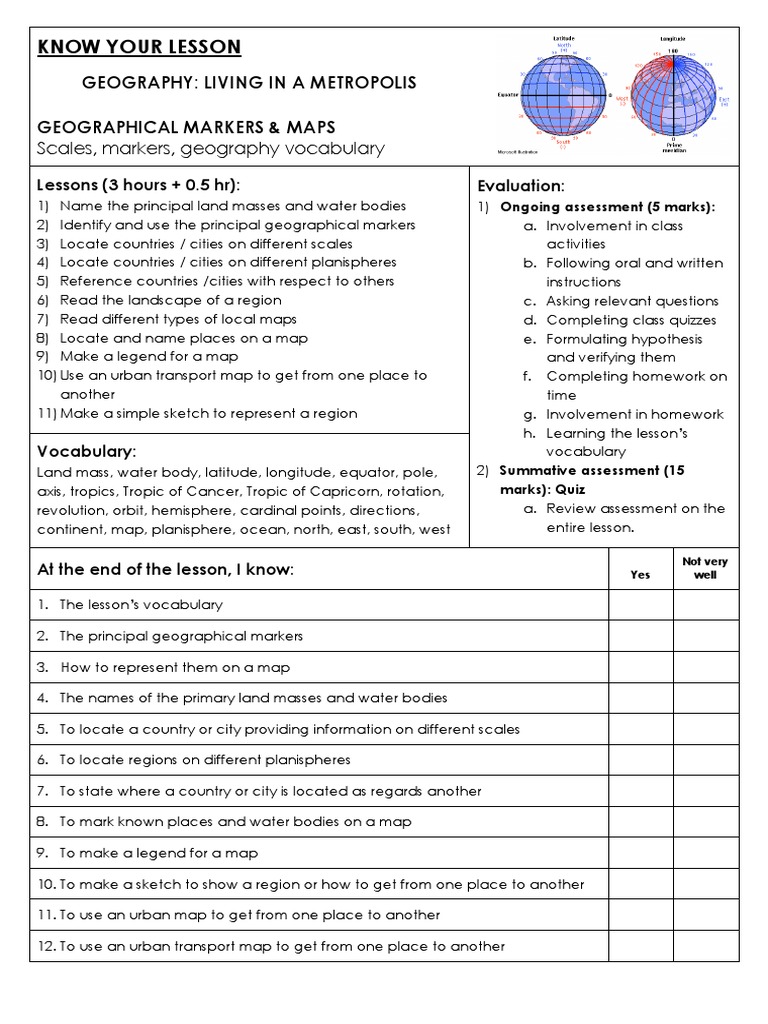 1 Geomark Lesson Presentation | PDF