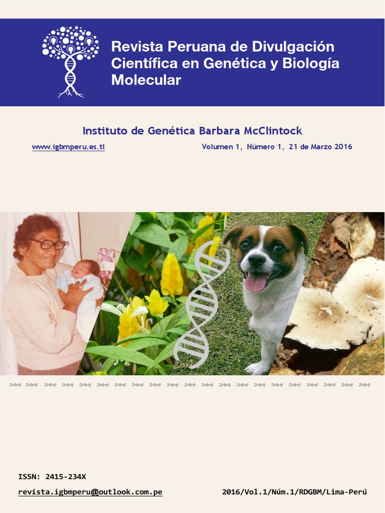 Revista Peruana de Divulgacion Cientifica en Genetica y Biologia ...