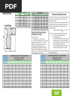 Tabla Medidas y Espesores Tuberia Api 5L A 106 A 53 | PDF