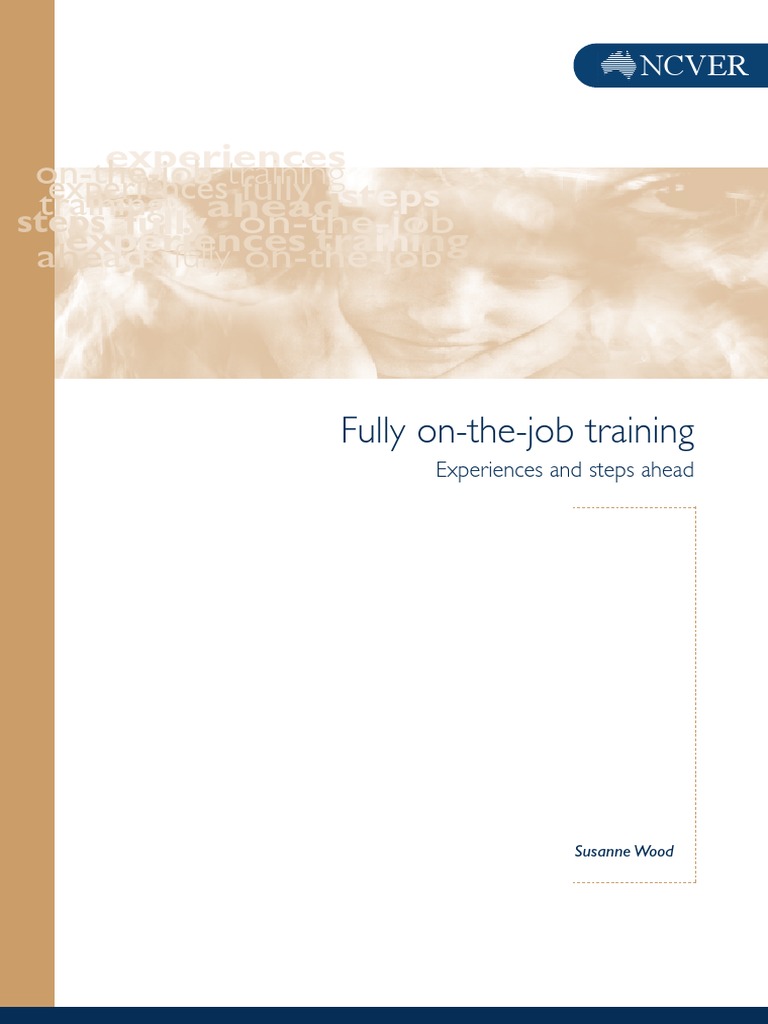 OJT Training On The Job PDF | PDF | Survey Methodology | Employment