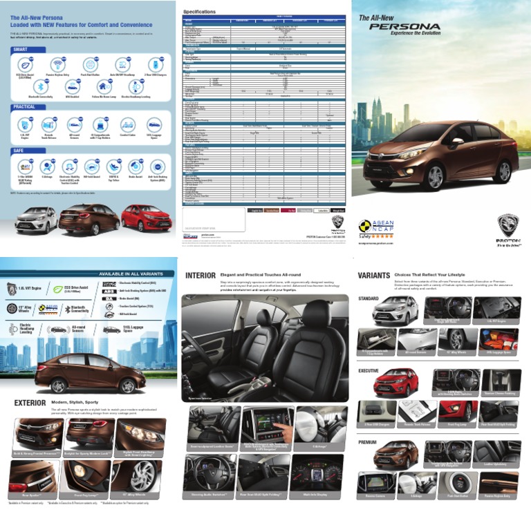 Persona Brochure | PDF | Transmission (Mechanics) | Car