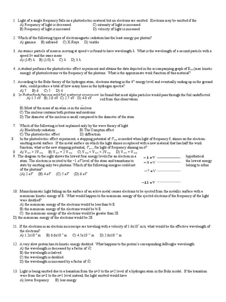 New Modern Physics | PDF | Photoelectric Effect | Electron