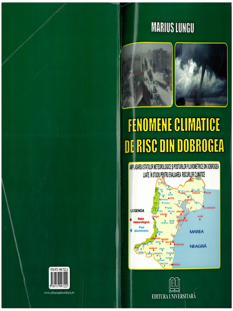 Fenomene Climatice de Risc Din Dobrogea Marius Lungu PDF | PDF