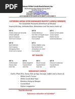 Tramway Timog Package PDF | PDF | Lunch | Salad