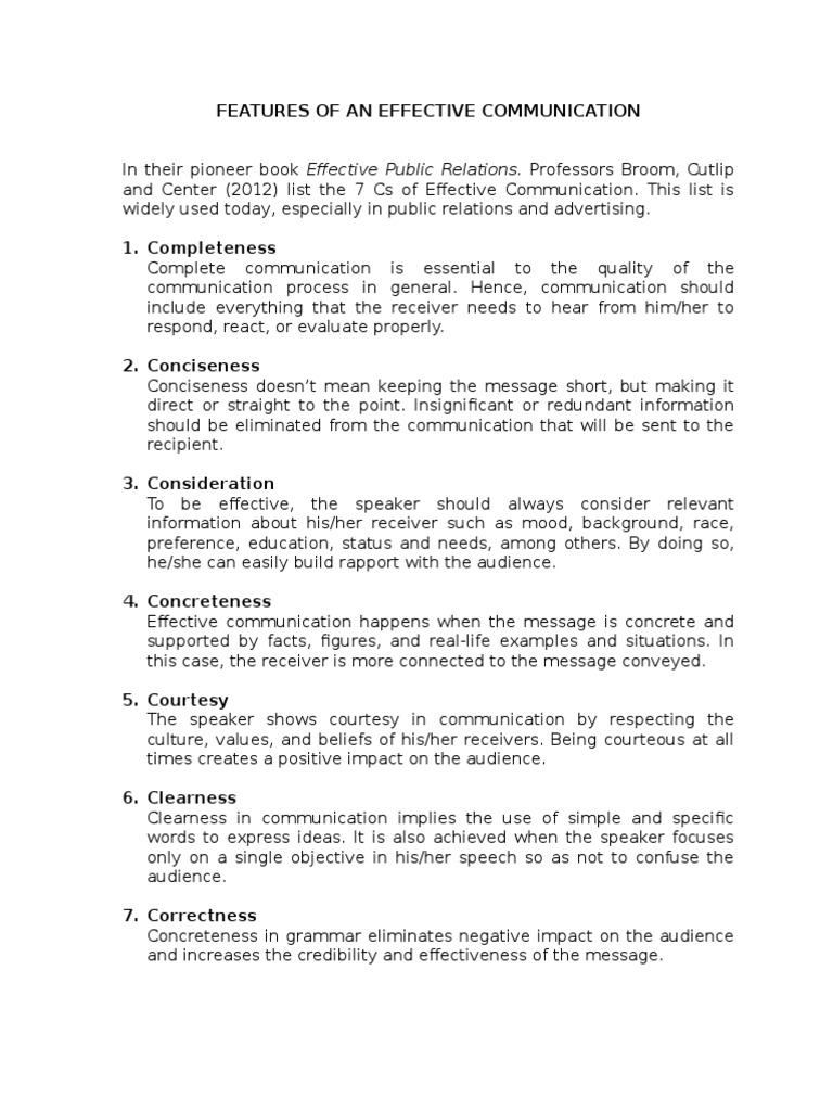 Effective Communication | PDF