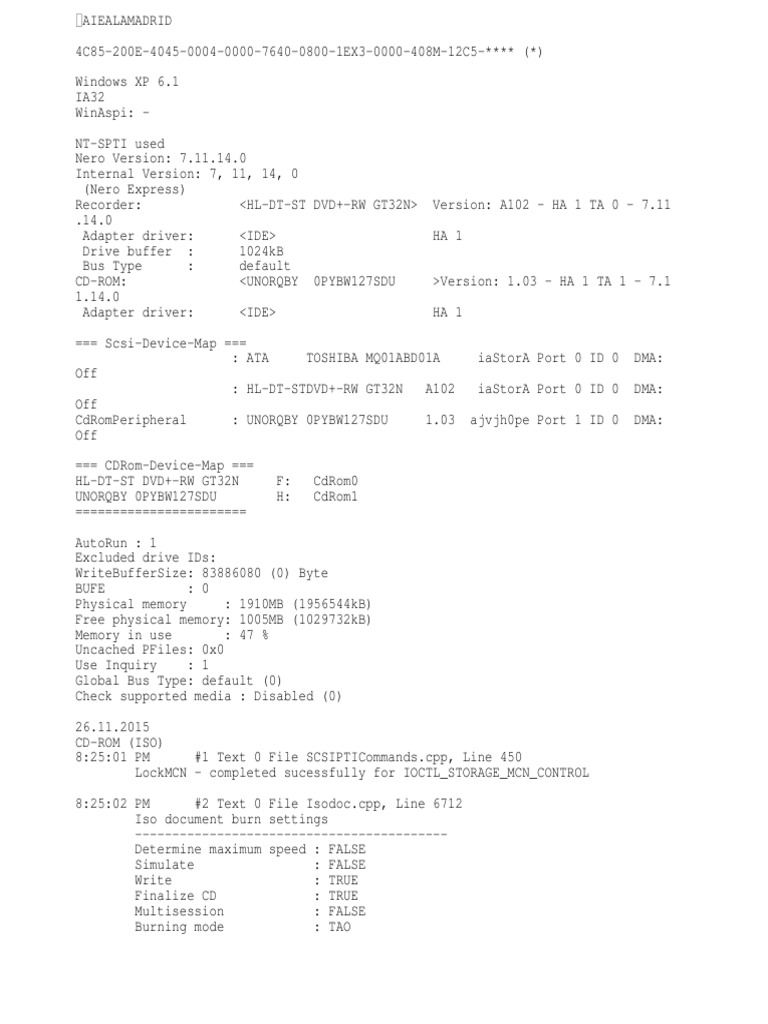 Log.txt | Windows Registry | System Software