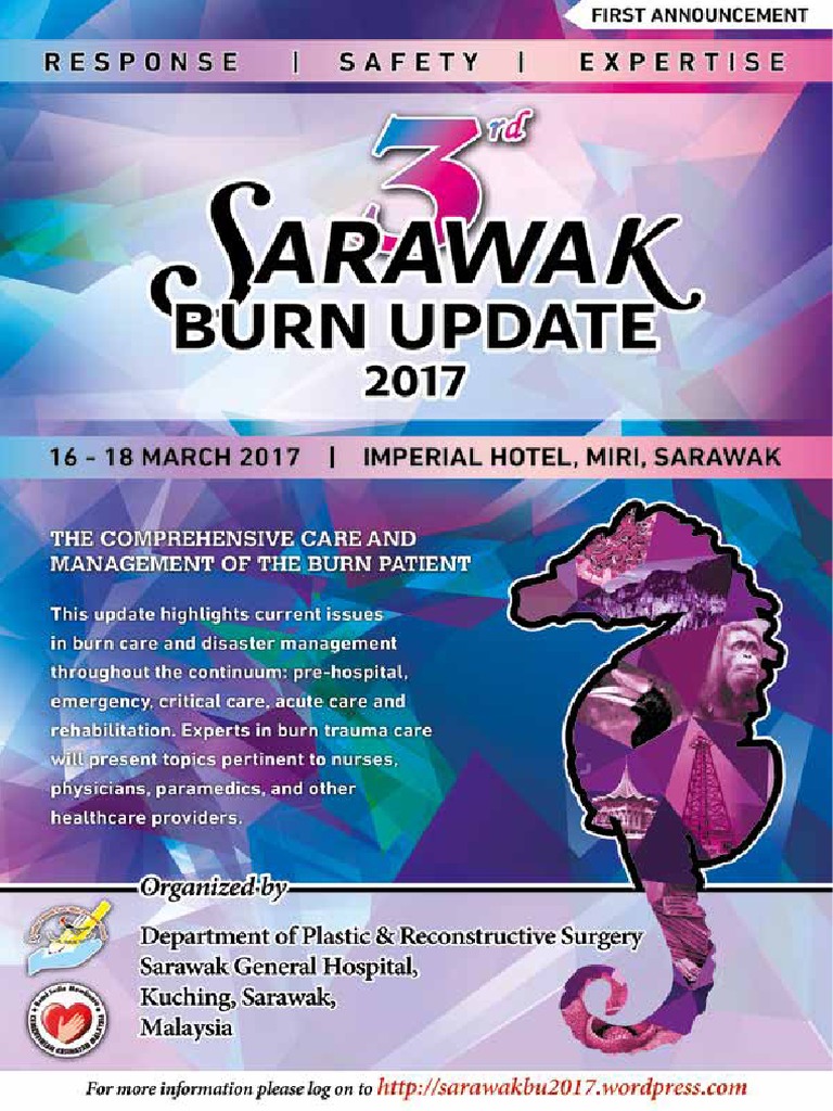3rd Sarawak Burn Update Flyer | PDF | Burn | Surgery