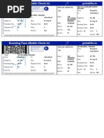 Indigo Boarding Pass for Flight 6E 776 | PDF