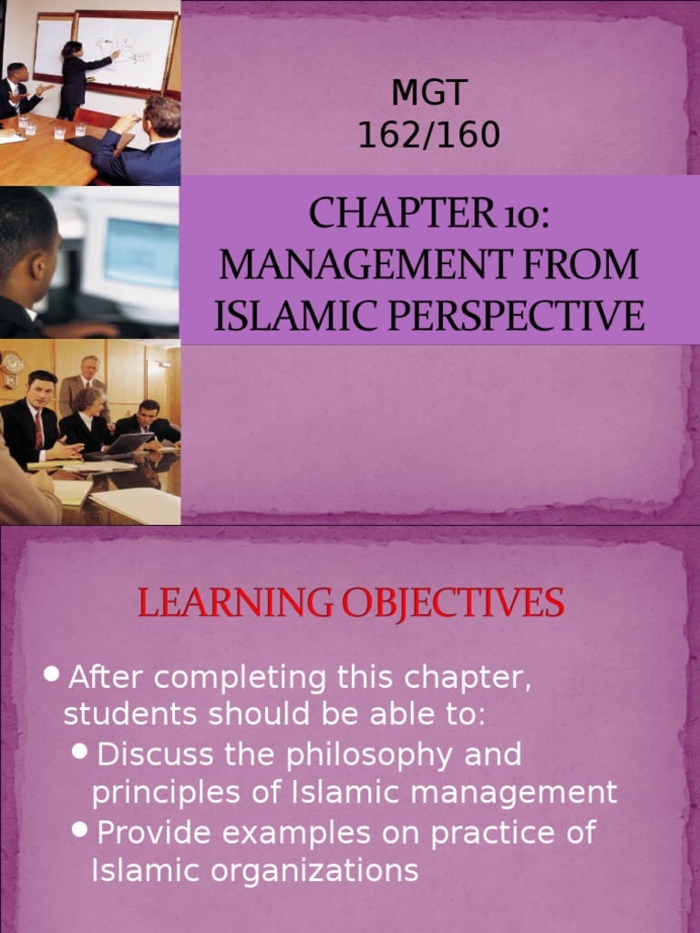 An Introduction to the Philosophy and Principles of Islamic Management ...