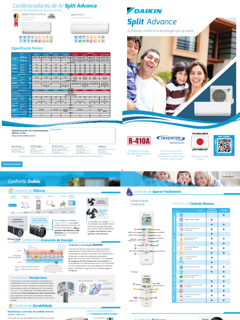 Catalogo Split Web | PDF | Ar condicionado | Termodinâmica