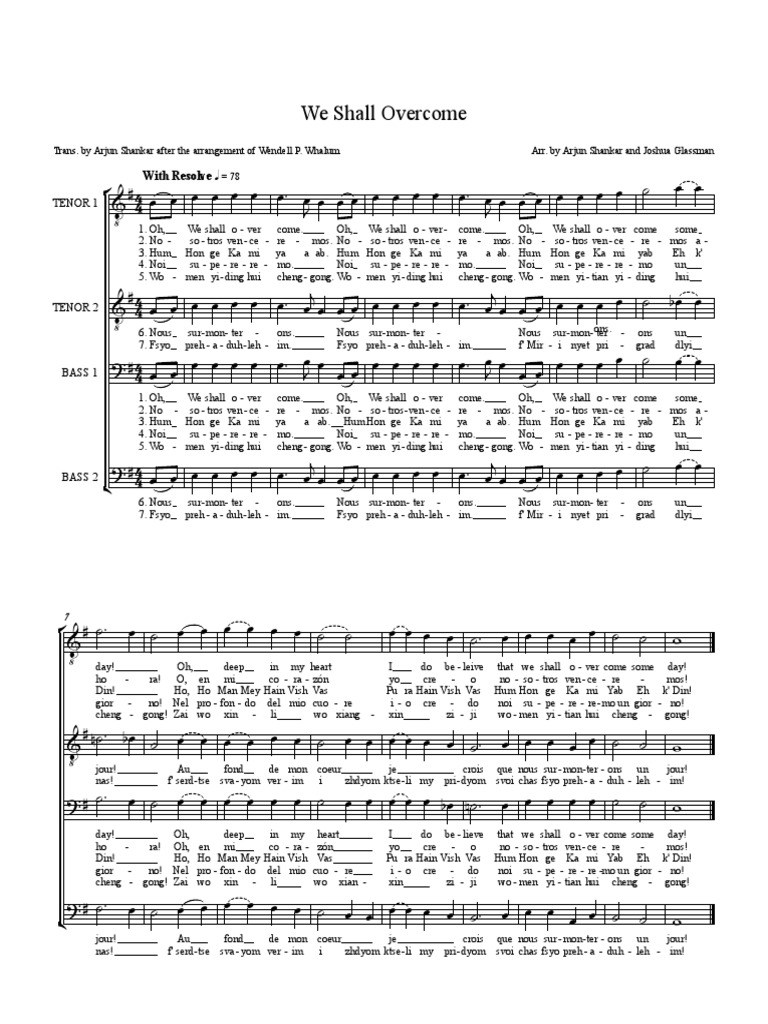 We Shall Overcome | PDF
