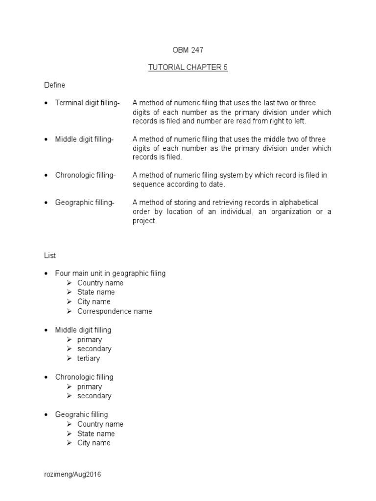 OBM 247 Tutorial c5 | PDF | Computer File | Digital Technology