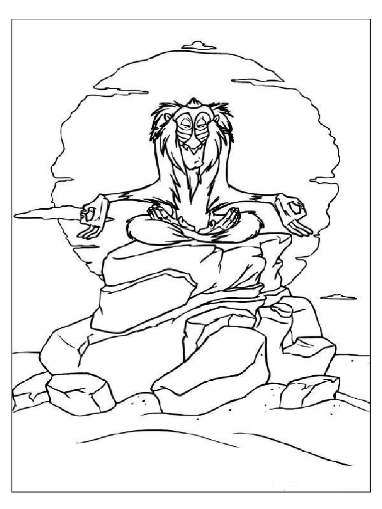 Libro de Colorear El Rey Leon PDF | PDF