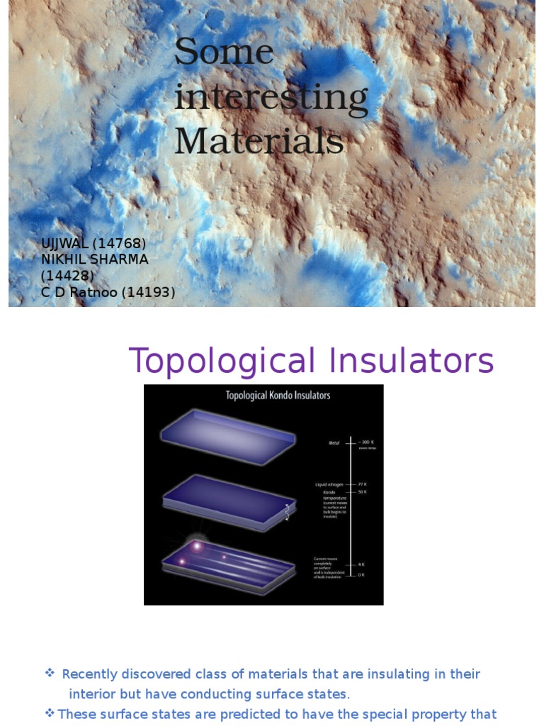 Some Interesting Materials | PDF | Science & Mathematics | Technology ...