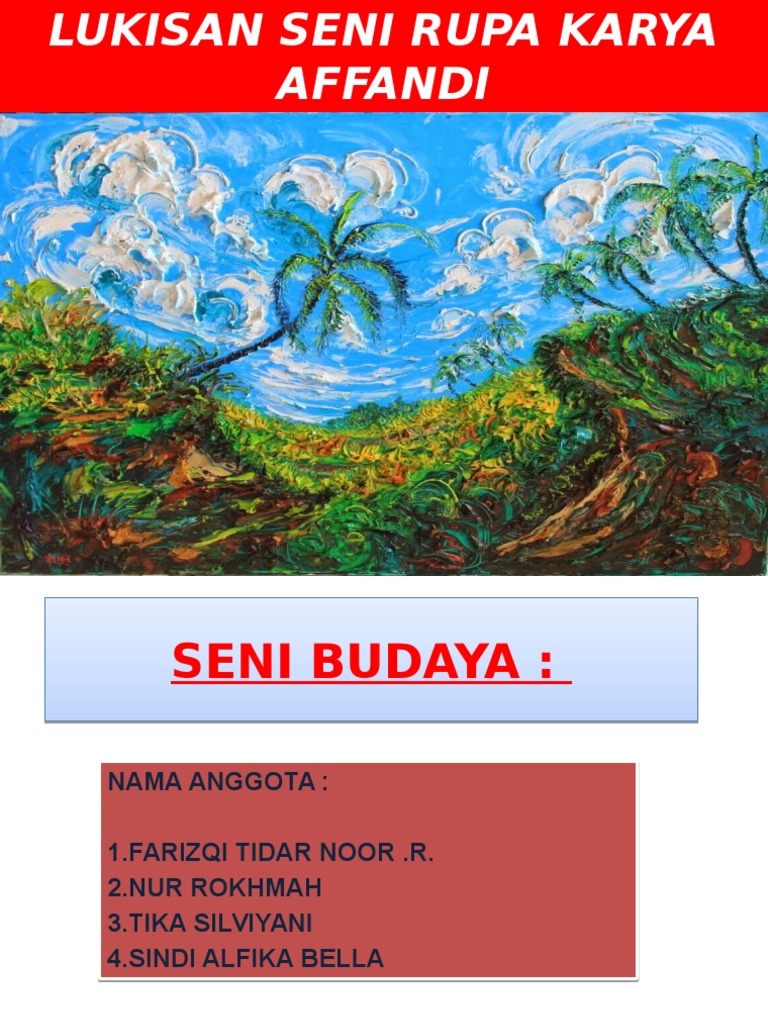 Lukisan Seni Rupa Karya Affandi | PDF