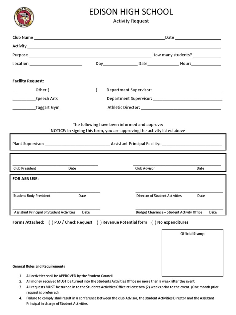 Activity Request | PDF