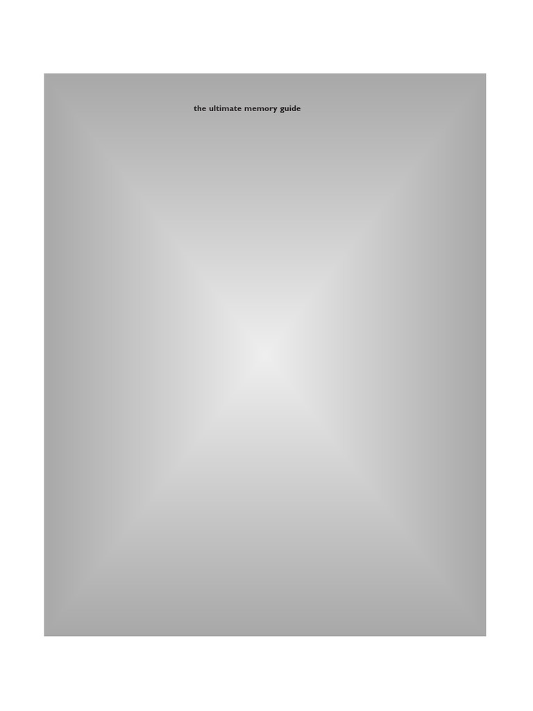 Memory Guide | PDF | Cpu Cache | Computer Data Storage