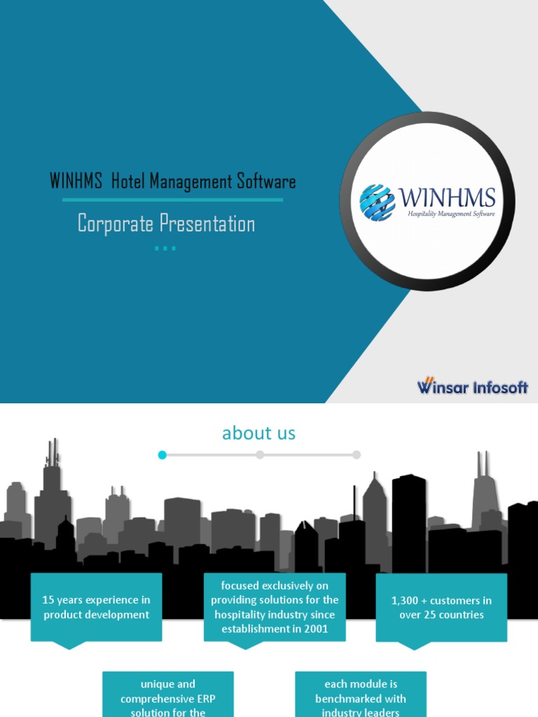 WINHMS Hotel Management Software Overview | PDF | Hotel | Point Of Sale