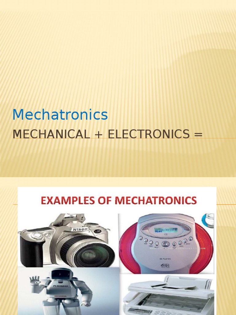 Mechatronics | Download Free PDF | Microcontroller | Capacitor