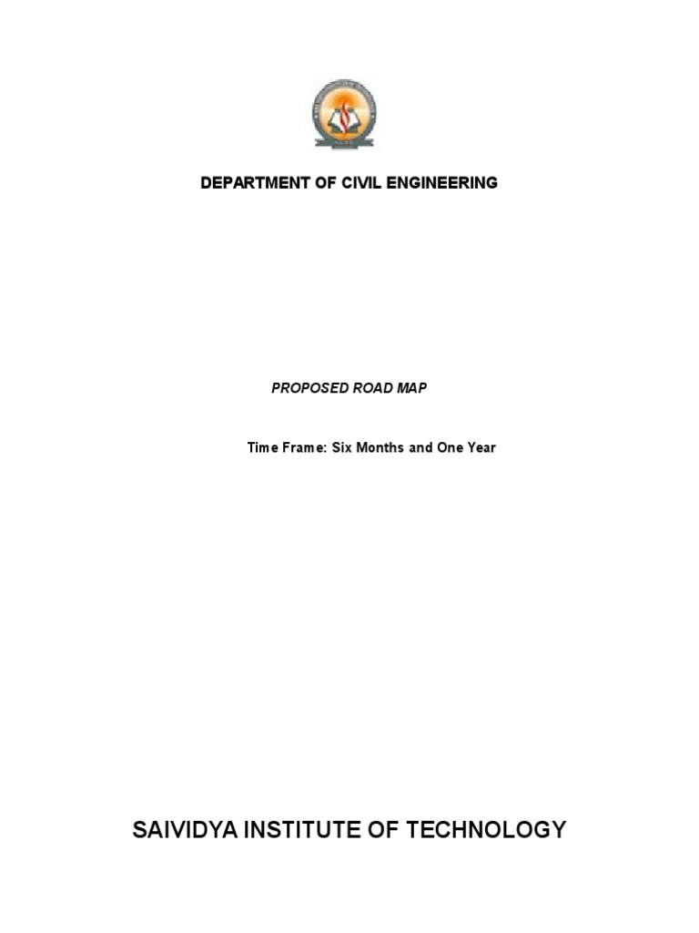 Road Map For Civil Engineering Department | PDF | Massive Open Online ...