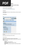 Factory Calendar in SAP | PDF | Workweek And Weekend | Holidays