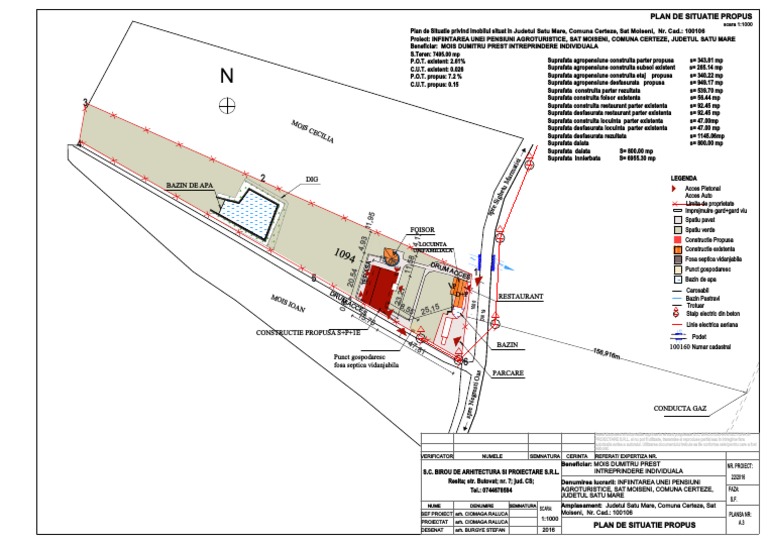 A.03 Plan de Situatie Propus | PDF
