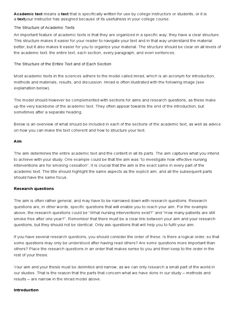 Academic Text | PDF | Thesis | Justification