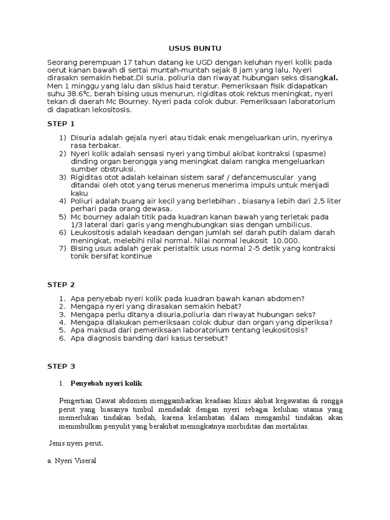 Tutorial Usus Buntu | PDF