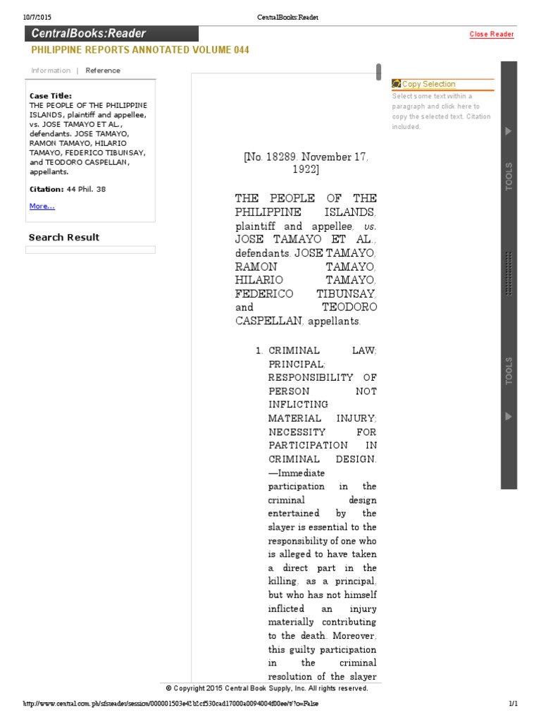 Tamayo Case Digest | PDF