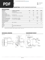 CZN-15E Microphone Datasheet | PDF | Technology & Engineering