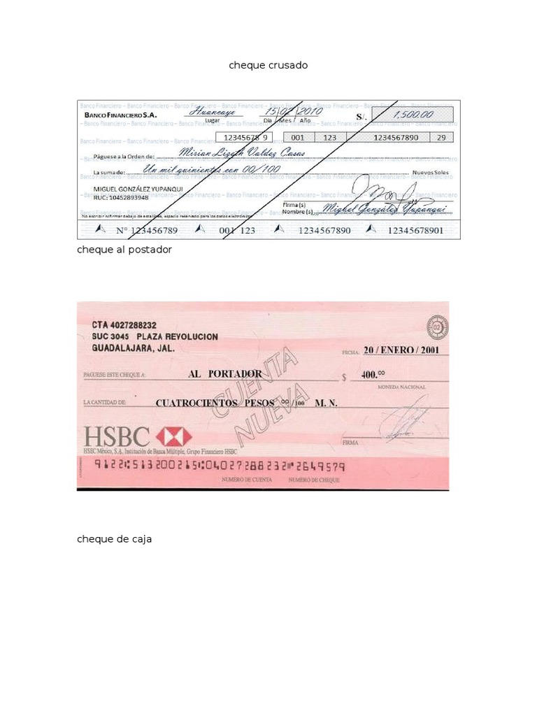 Cheque Crusado | PDF