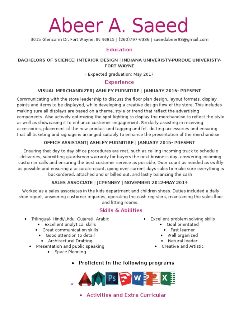 Abeer-Resume 09-23-2016 | PDF