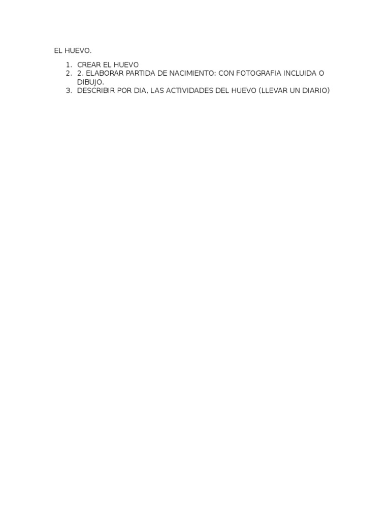 El Huevo | PDF | Arte | Ciencia y matemáticas