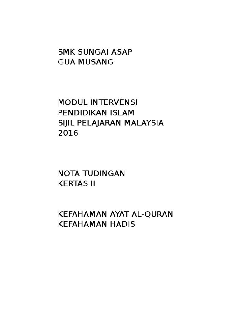 Cover Nota Tudingan k2 | PDF