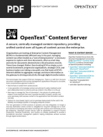 Product Opentext Resume | PDF | Data Management | Information Science
