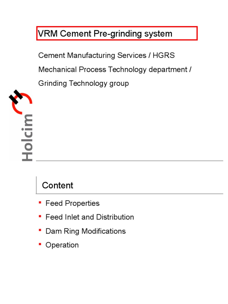 VRM Dam Ring Modifications and Impact | PDF | Mill (Grinding) | Dam