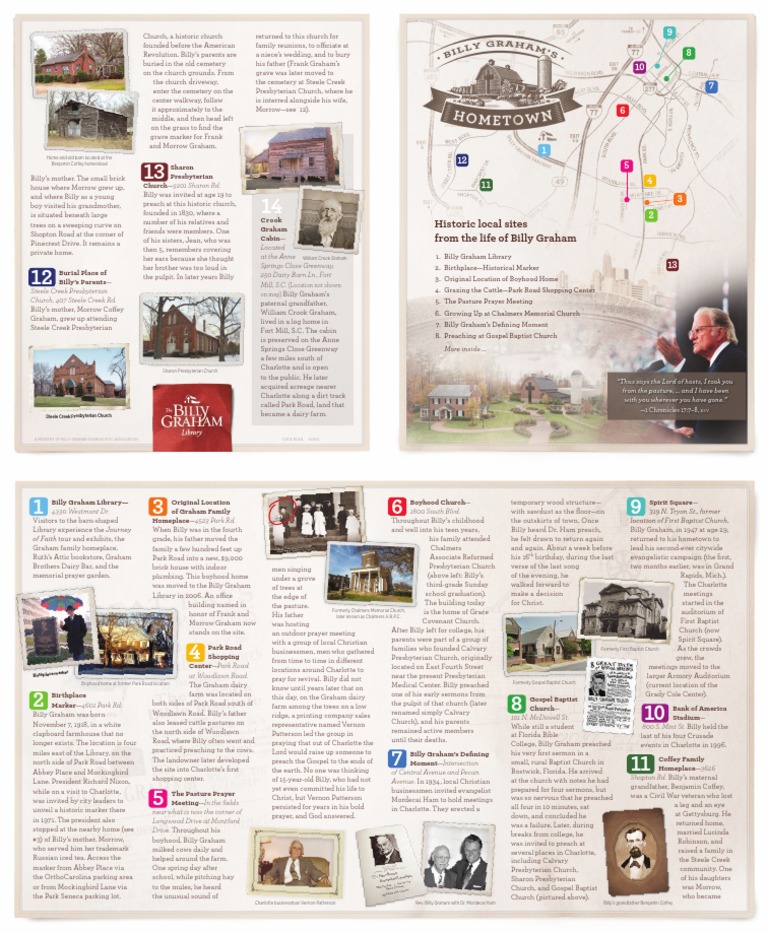 Billy Graham Library Tour | PDF | Billy Graham | Sermon