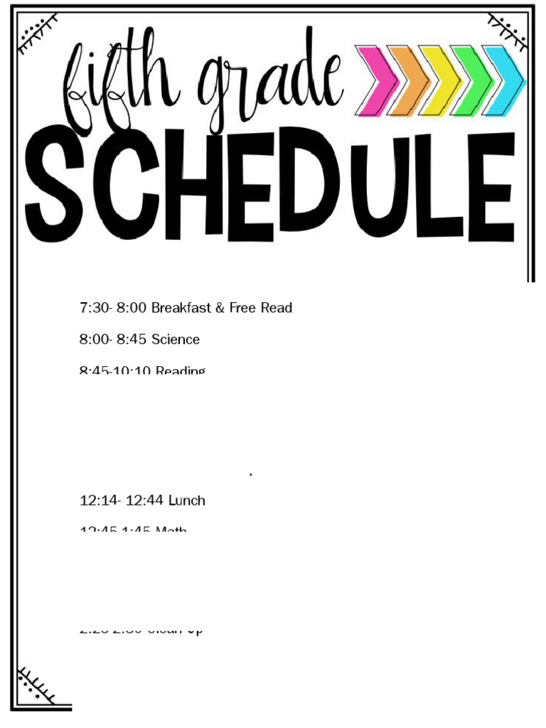 Garcia 5th Schedule | PDF