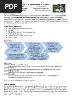 Spanish 2 Syllabus | PDF