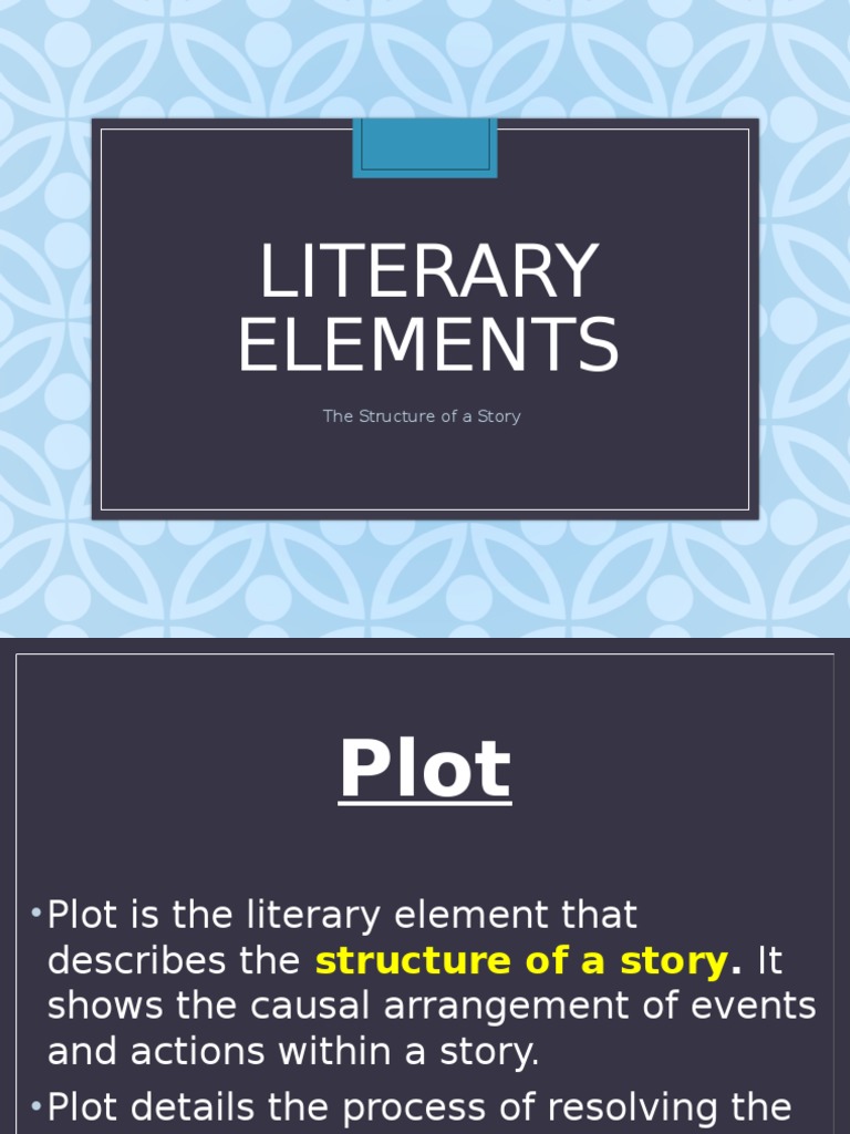 Literary Elements Master | PDF | Plot (Narrative) | Narration